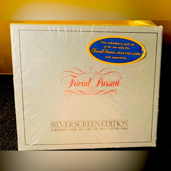 Trivial Pursuit | Games | Nwt Trivial Pursuit Silver Screen Edition ...